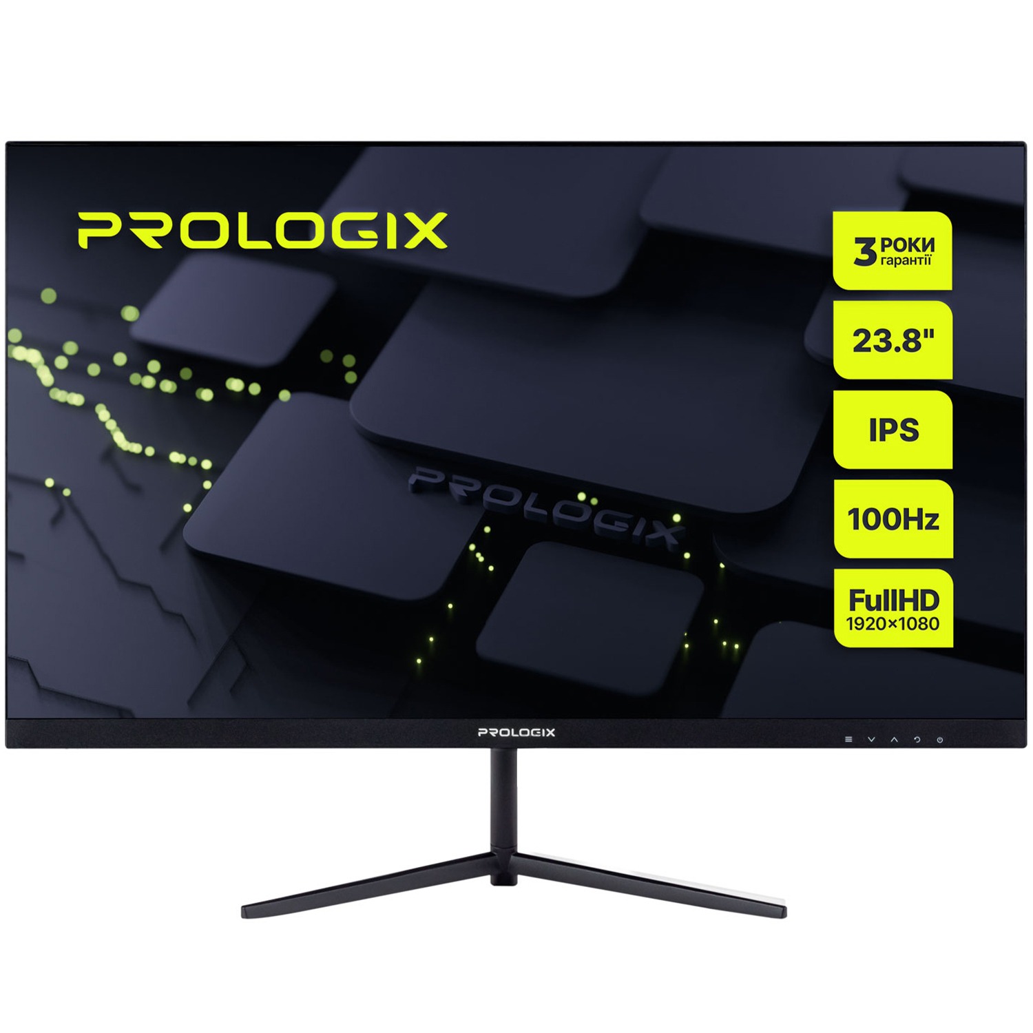 Купити монітор Prologix 23.8" PL2424HD IPS Black 100Hz в Києві, Харкові, Україні - prologix.ua